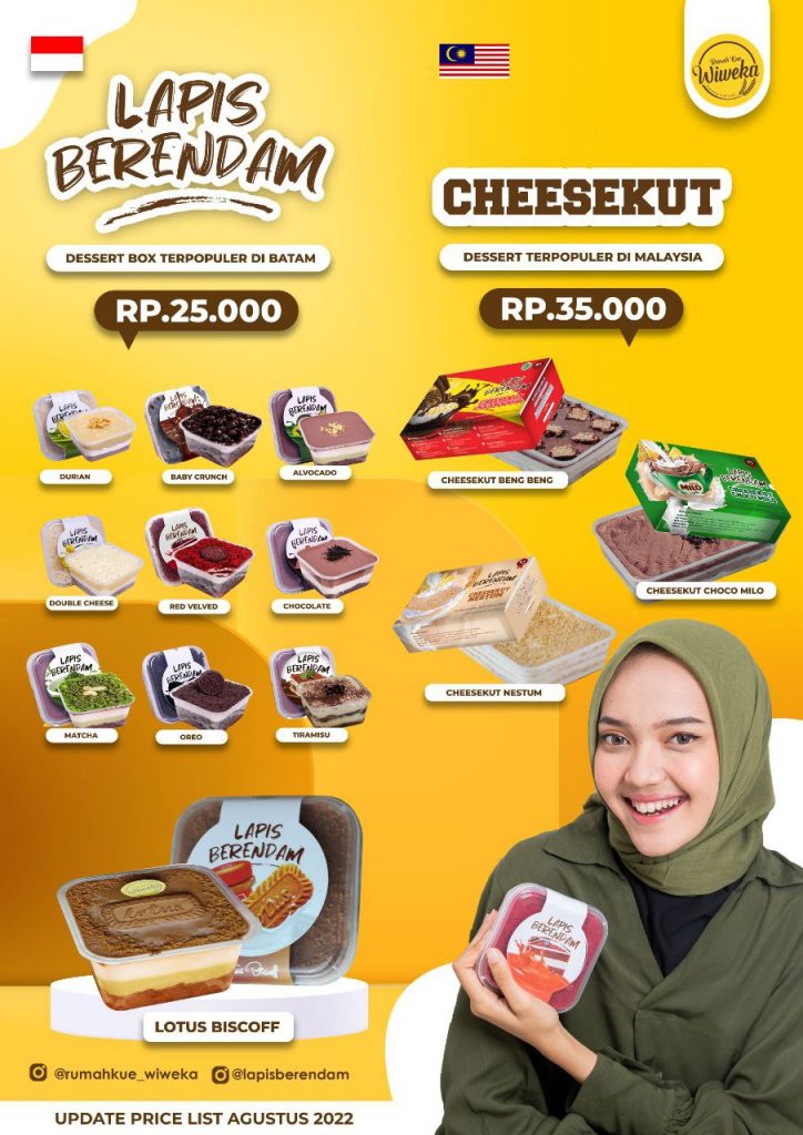 Aneka Lapis Berendam dan Cheesekut - Rumah Kue Wiweka